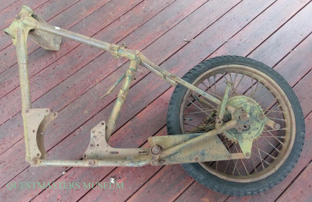 British BSA M20 Motorcycle Hardware and Paint Finishes