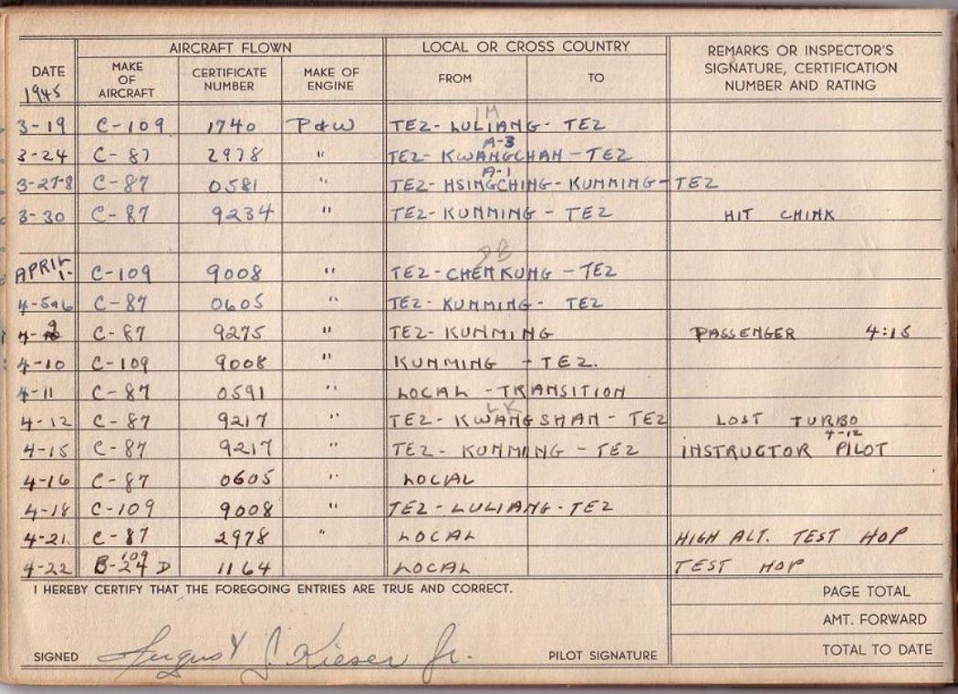 United States Army Air Force Cargo Pilot AIR TRANSPORT COMMAND
