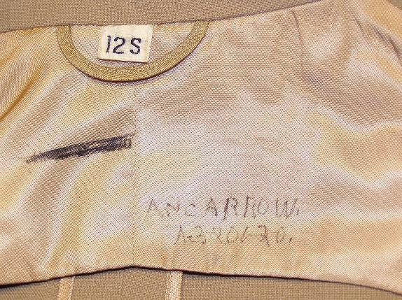 United States Woman's Army Corps (WAC) Summer Dress Uniform